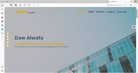 Reem Saliby On Linkedin I Designed A Website For A Contracting Company