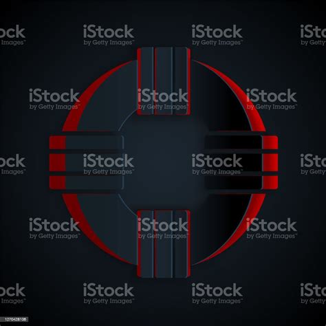 종이 는 검은 색 배경에 격리 된 Lifebuoy 아이콘을 잘라 구명벨트 기호 종이 아트 스타일 벡터 3차원 형태에 대한 스톡 벡터 아트 및 기타 이미지 Istock