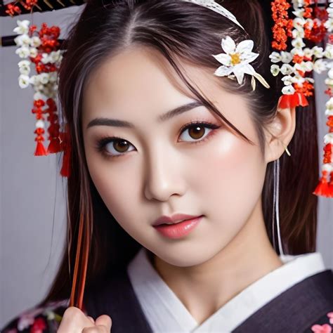 Beautiful Asian Woman Premium Ai Generated Image