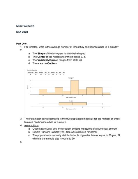 Sta2023 Mini Project 2 Ch Mini Project 2 Sta 2023 Part One 1 For