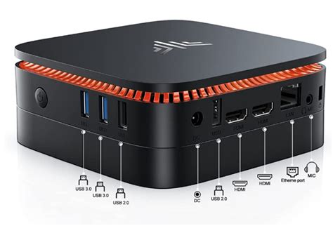 Nipogi Gk1 12 256 Mini Pc Mit Ιntel Celeron J4105 12gb Ram 256gb Ssd