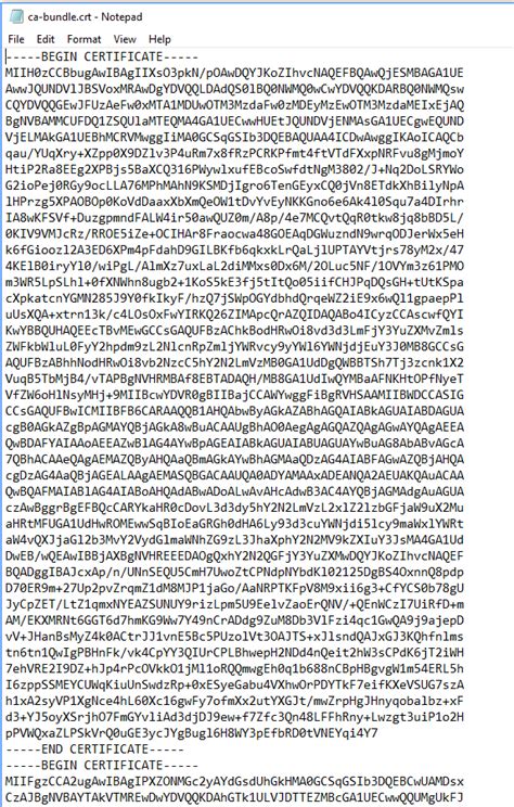 Updating Git Certificate Bundles To Use Department Of Defense Signed Certificates Developer