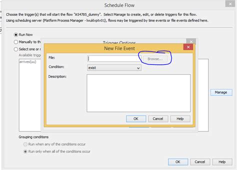 solved browse option disabled in new file event in smc sas 9 4