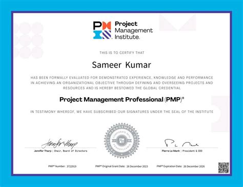 sameer kumar on linkedin pmp projectmanagement militarytransition