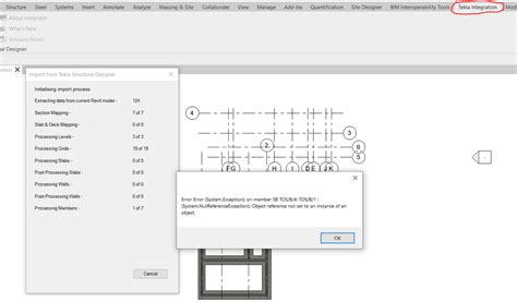 Tekla Integration Error Autodesk Community