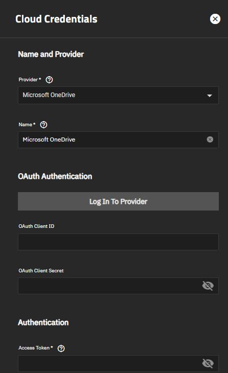 Onedrive Personal Cloudsync Page 2 Truenas Community