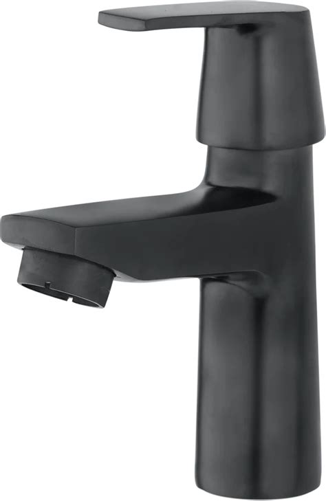 Topsan Sparta Matt Black Tfsptmb 0833 Brass Pillar Cock For Bathroom