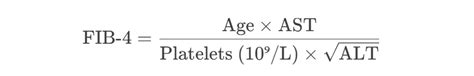 Fibrosis FIB Index Calculator