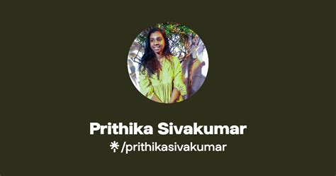 Prithika Sivakumar Instagram Linktree