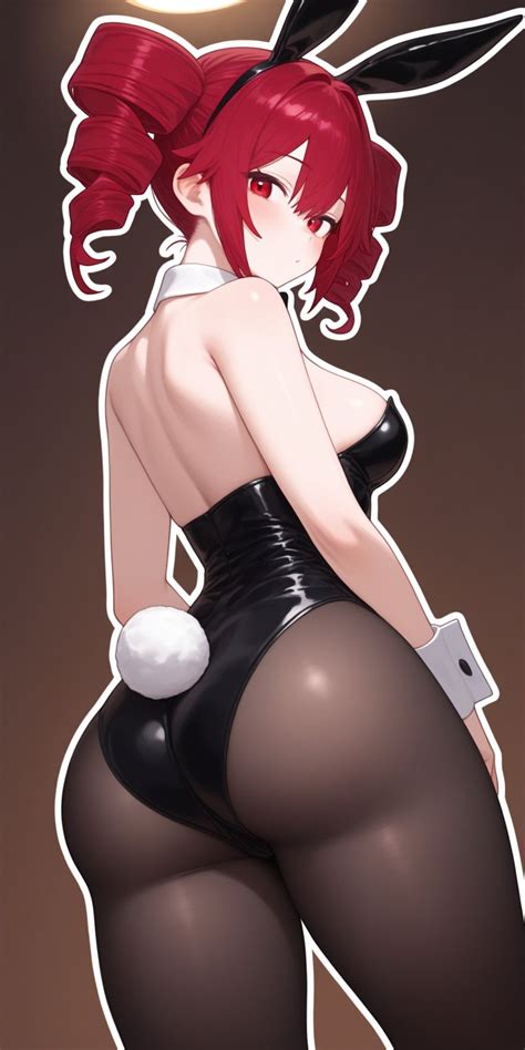 Rule 34 Ai Generated Bunnysuit Kasane Teto Leotard Mesmerizer Teto Red Hair 12452910