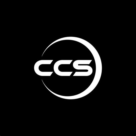 Ccs Letter Logo Design In Illustration Vector Logo Calligraphy