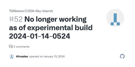 No Longer Working As Of Experimental Build 2024 01 14 0524 · Issue 52 · Tgweavercdda Sky
