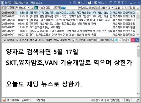 양자 암호 관련주 잡동사니