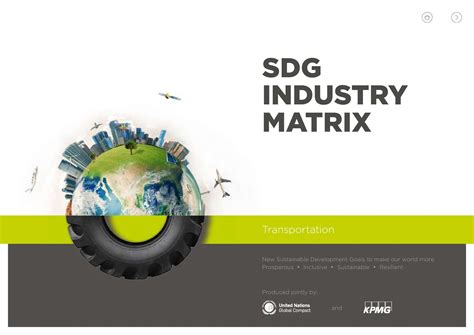 SDG Industry Matrix Transportation Altiorem