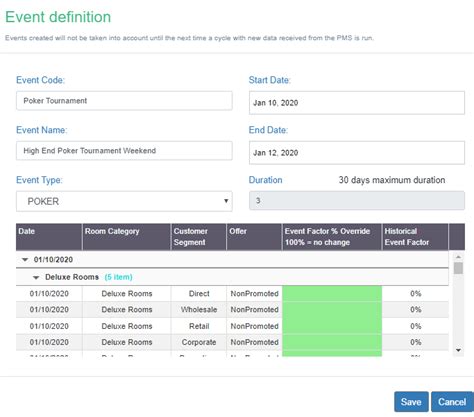 Guestrev Events Calendar View Cendyn