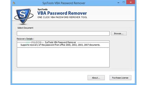 Systools Vba Password Remover 72 Free Download Filecr