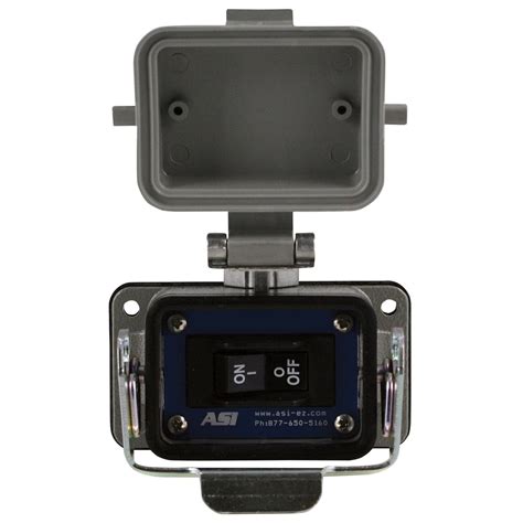 Asi Panel Interface Connector 3a Circuit Breaker Waterproof Aluminum Housing Nema 4x Ip65