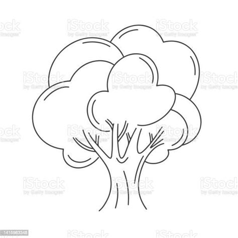 단일 간단한 트리 낙서 스타일 격리 벡터 일러스트레이션 0명에 대한 스톡 벡터 아트 및 기타 이미지 0명 나무 나뭇가지 Istock