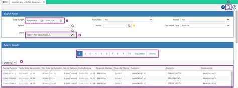 common actions in invoiced and unbilled revenue report ecaresoft inc