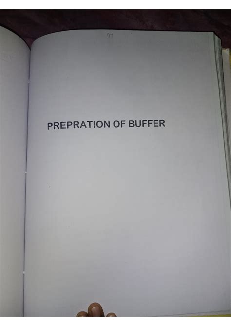 Preparation Of Buffer Prepration Of Buffer 98 Preparation Of Buffers Bufler A Buffer Is A