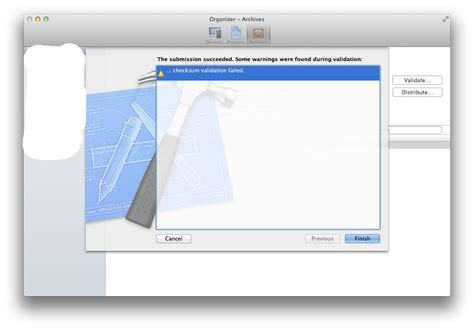 Ios Checksum Validation Failed When Submitting With Xcode 5 Stack