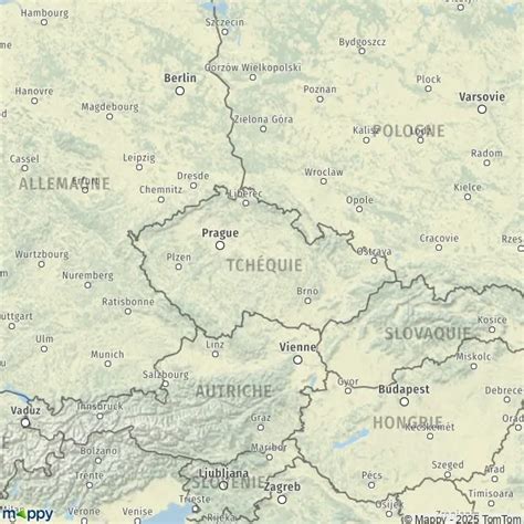 Plattegrond Tsjechië Kaart Van Tsjechië En Praktische Info Mappy