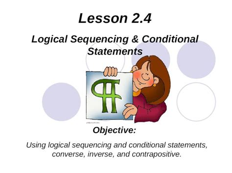 Ppt Lesson 24 Logical Sequencing And Conditional Statements Dokumentips