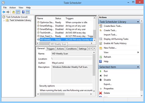 Schedule Windows Defender To Perform Full Scan