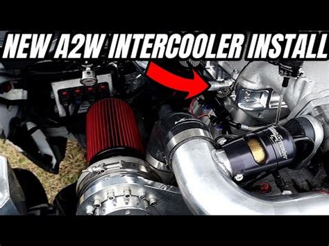 New A2w Intercooler Installation On Frostbite Youtube