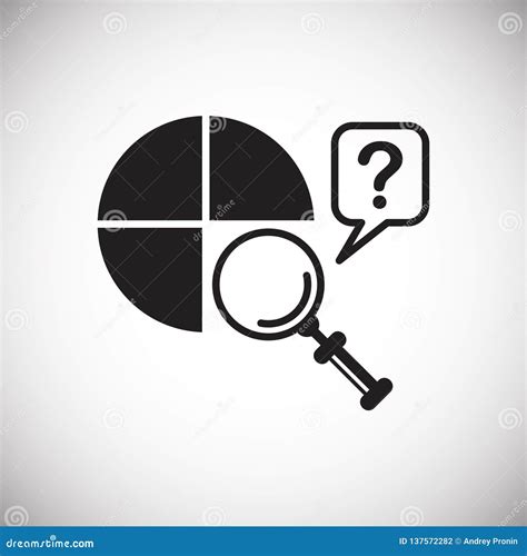 Data Analysys Icon On White Background For Graphic And Web Design