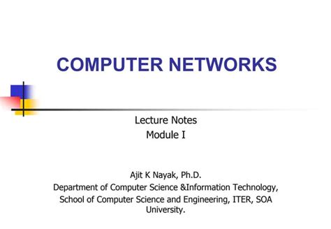 Computer Networks Module I Pdf Computer Networking Computing