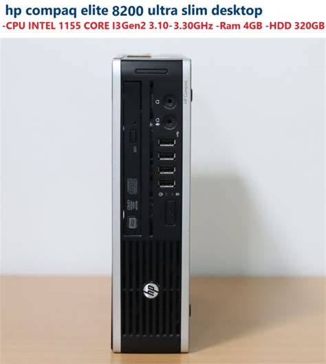 Hp Compaq Elite Ultra Slim Desktop CPU INTEL CORE I GEN GHz Ram GB HDD