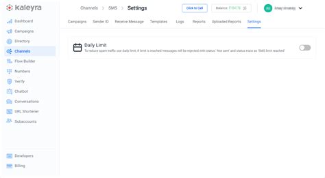 Configure SMS Settings