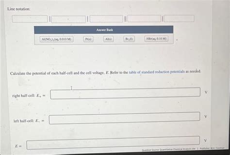 Solved Write The Line Notation For The Following Cell Pt