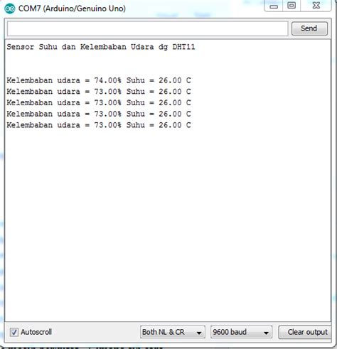 Mengukur Suhu Dan Kelembaban Udara Dengan Sensor Dht11 Dan Arduino