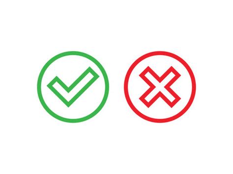 BEST Green Checkmark Red X IMAGES STOCK PHOTOS VECTORS Adobe Stock