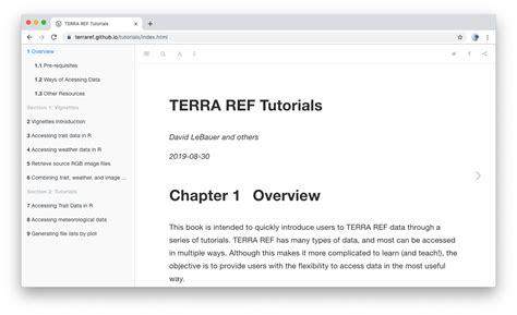 How To Access Data Terra Ref Documentation