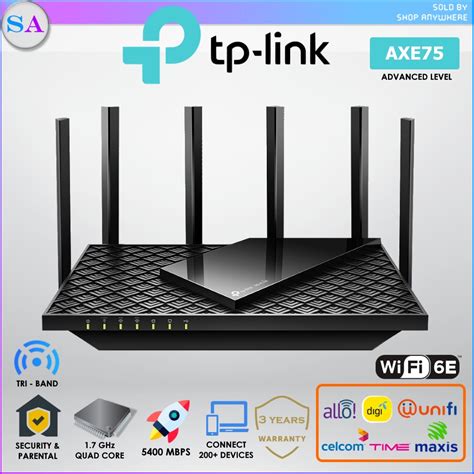 Tp Link Axe Axe Tri Band Gigabit Wi Fi E Ghz Band Onemesh Wireless Wifi Archer Router