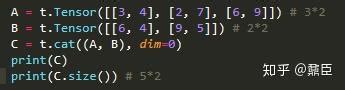 torch cat与torch chunk的使用 知乎