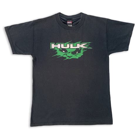 Vintage 2003 Hulk T Shirt • Y2k Retro Old School Comics Marvel Nike