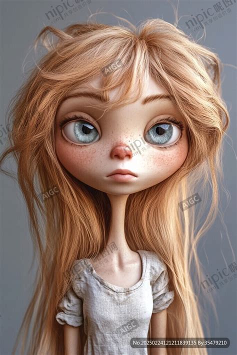Ai创作图3d女娃 3d卡通女孩 插画娃娃 鼠绘卡通娃娃 3d玩偶 3d卡通人物 3d效果女孩 原创娃娃卡通 娃娃艺术品 Poly风格 仿3d
