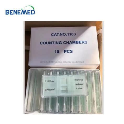 Lab Hospital Disposable Hemocytometer Counting Chamber Blood Cell