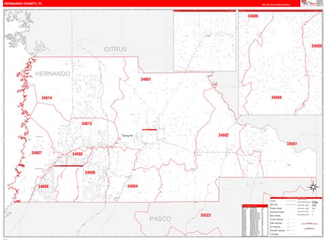 Maps Of Hernando County Florida