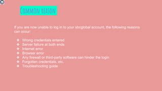 Can T Login To Sbcglobal Net Email Account Ppt PPT