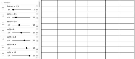 My Table Maker Copy GeoGebra