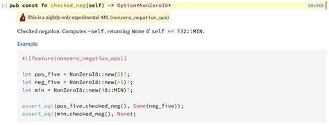 Acp Negation Functions For `nonzeroi` · Issue 105 · Rust Langlibs