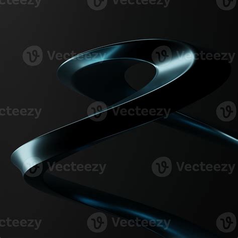 D Rendering Abstract Geometry Dynamic Object With Dark Background Stock Photo At Vecteezy