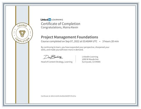 Maina Kevin On Linkedin Certificate Of Completion