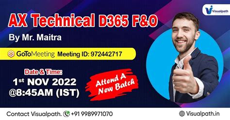 Ax Technical D365 Fando Online Training New Batch Rd365fo
