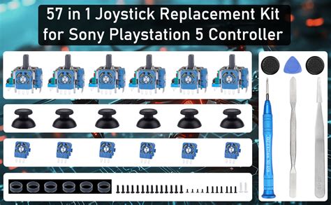 Ikpek 6 Pack Analog 3d Joysticks Replacement For Ps5